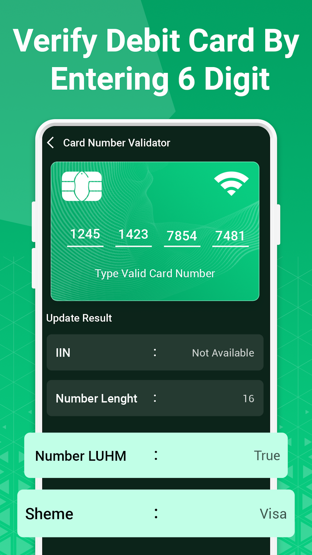 Credit Card Number Validator For Android Download