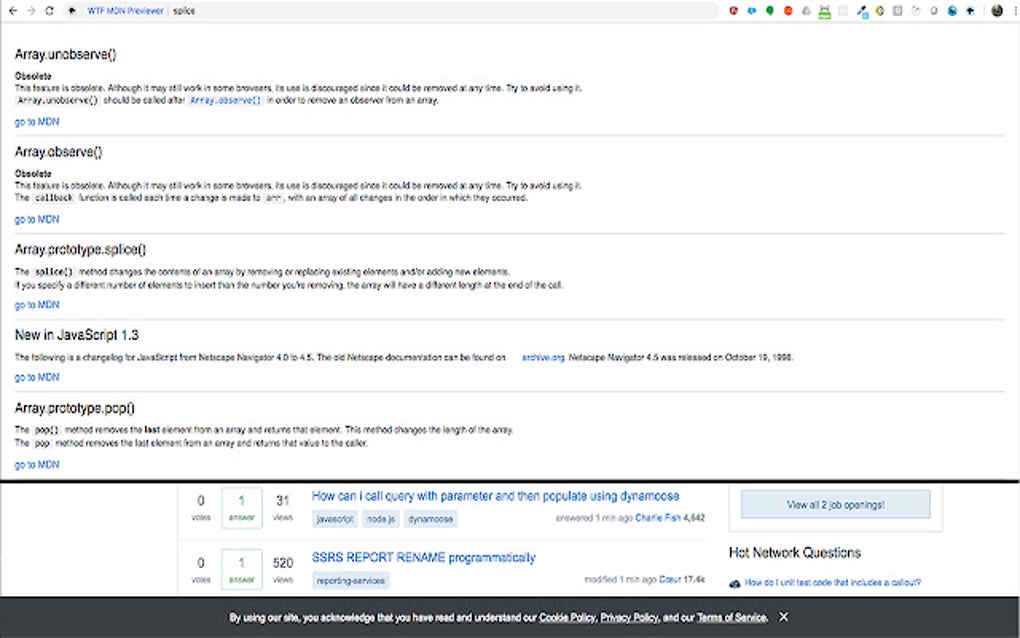 WTF MDN Previewer para Google Chrome - Extensión Descargar