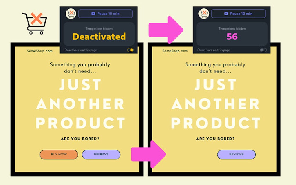 CartBlocker Google Chrome 용 - 확장 프로그램 다운로드