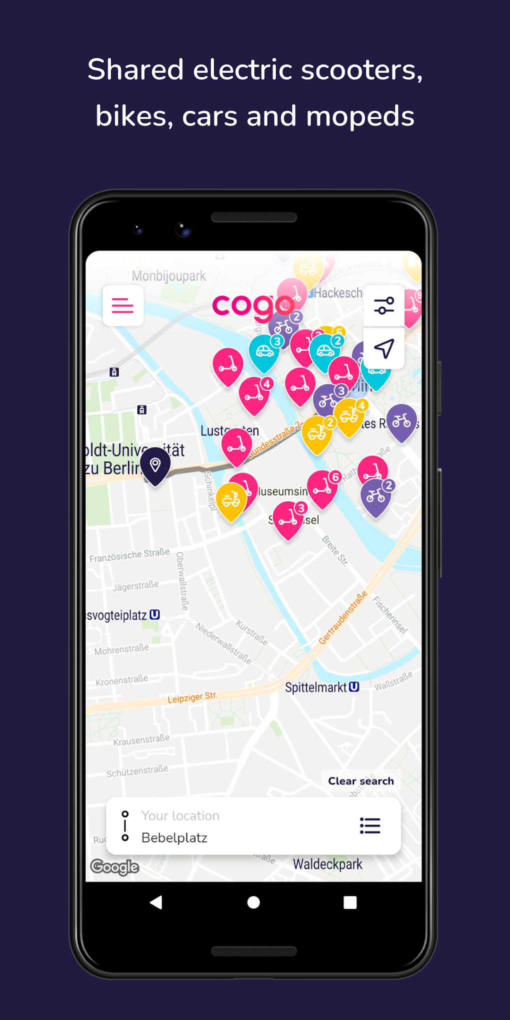 Cogo - Scooters bikes cars APK for Android - Download