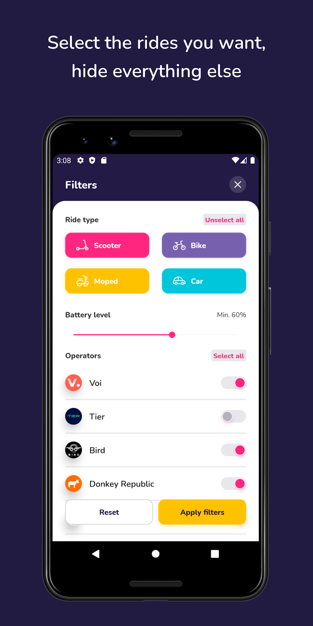 Cogo - Scooters bikes cars for Android - Download