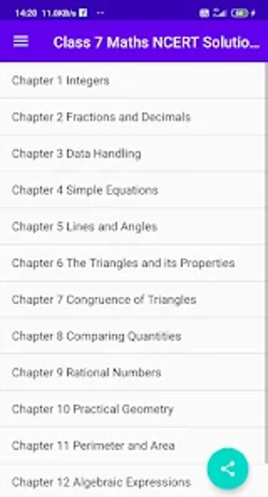 Class 7 Maths NCERT Solutions For Android Download Class 7 Maths NCERT Solutions For Android Download