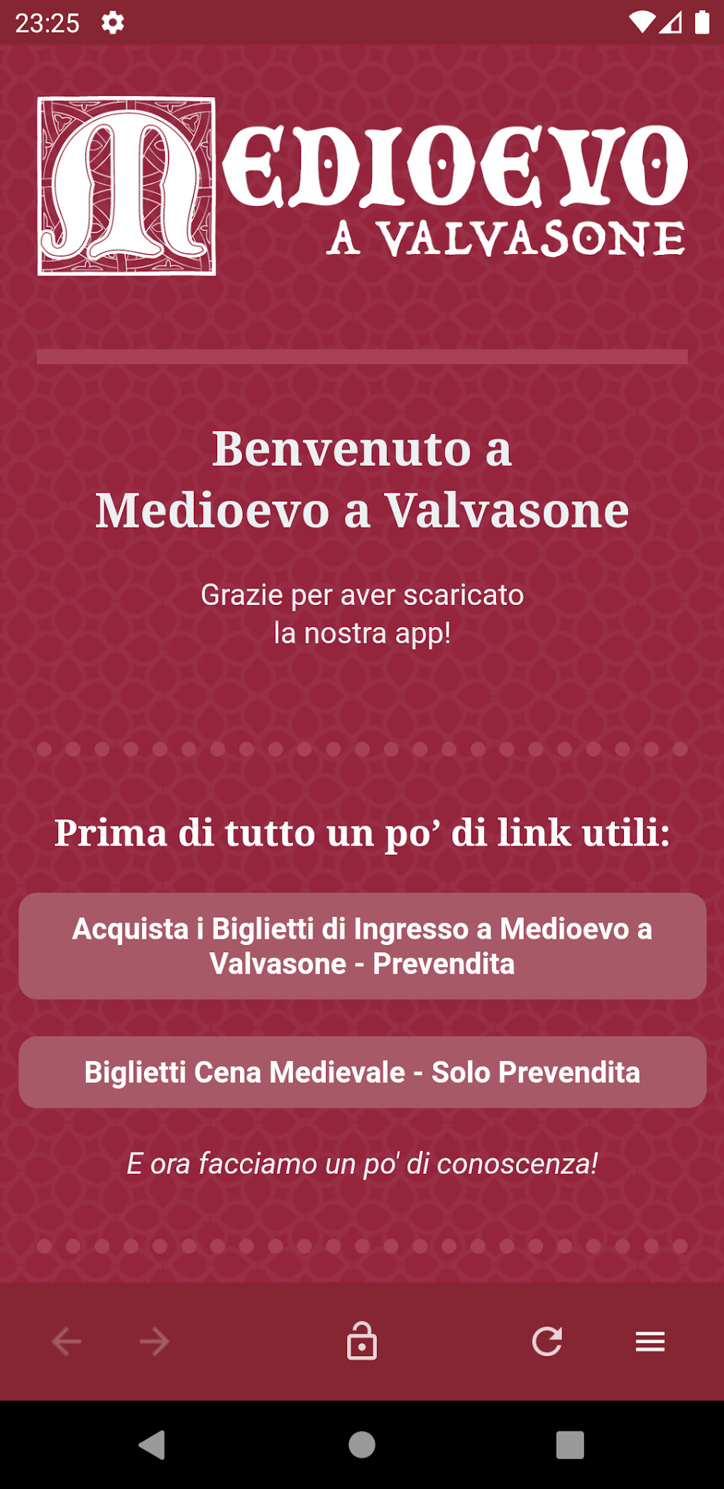 MedieVal - Medioevo a Valvasone per Android - Download