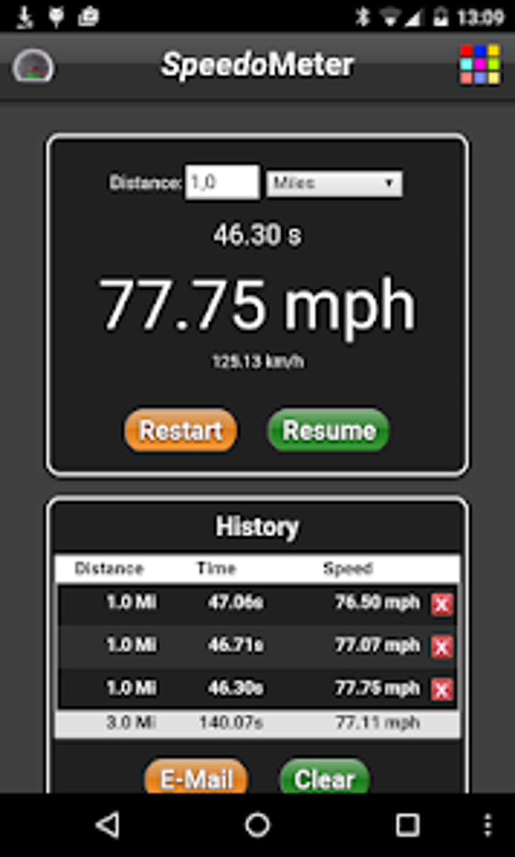 Android 용 SpeedoMeter Lite - 다운로드