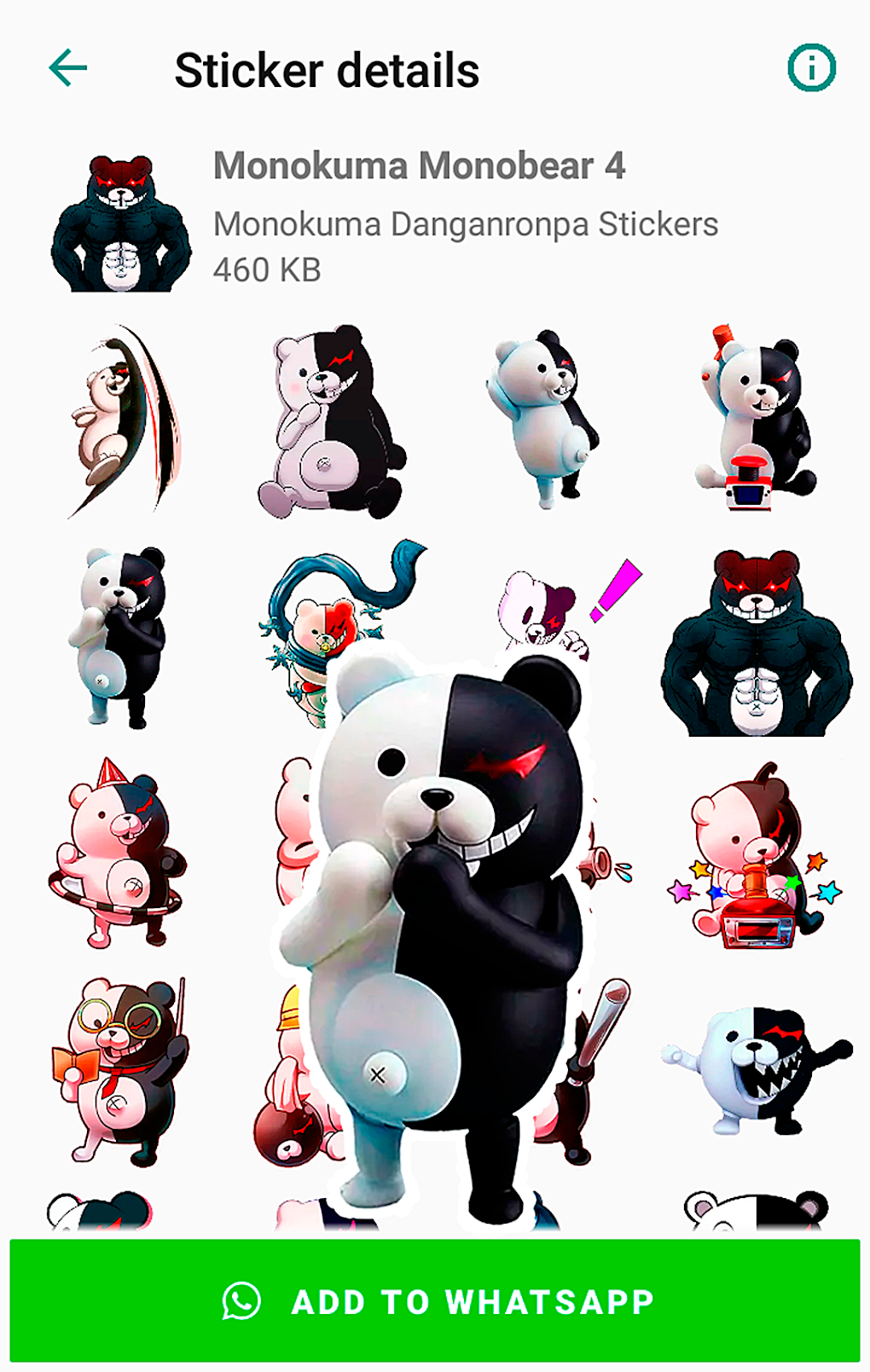 Monokuma Stickers for WhatsApp APK for Android - Download