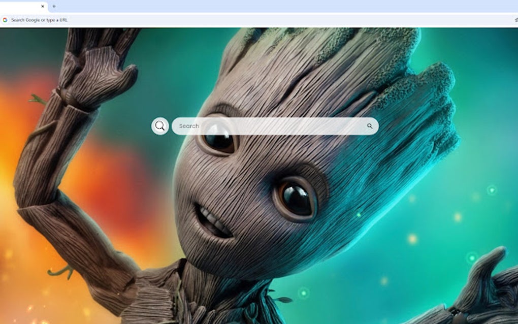 Groot Live Wallpaper Google Chrome için - Eklenti İndir