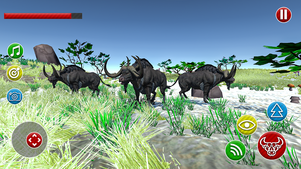 Android 용 Angry Bull Wild Cow Jungle Sim - 다운로드