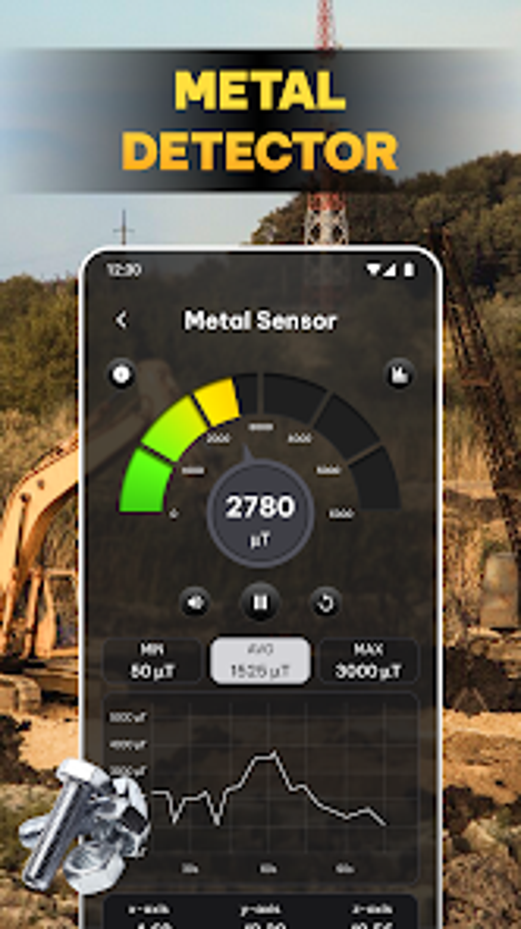 Metal Detector - Gold Scanner para Android - Descargar