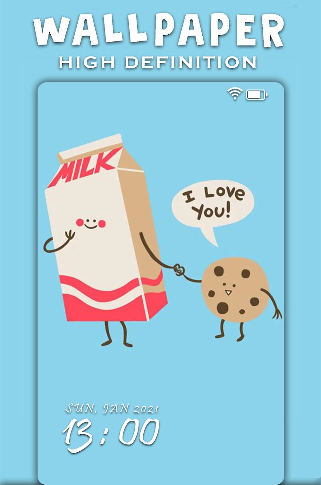 Android 용 Cute Milk Kawaii Wallpaper - 다운로드
