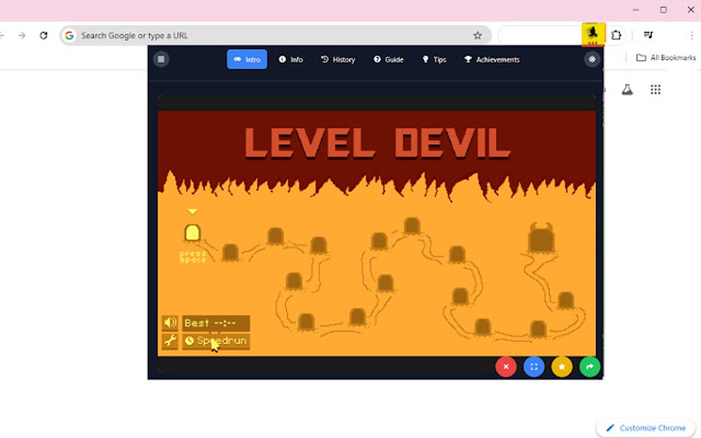 Level Devil Google Chrome 용 - 확장 프로그램 다운로드
