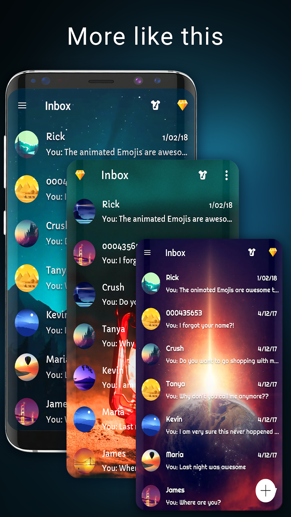 Aurora messenger theme for Android - Download