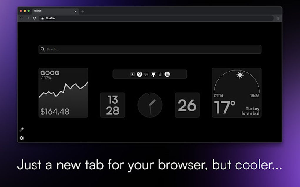 Cool Tab pour Google Chrome - Extension Télécharger