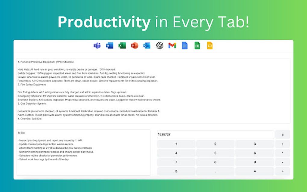 Productive New Tab para Google Chrome - Extensión Descargar