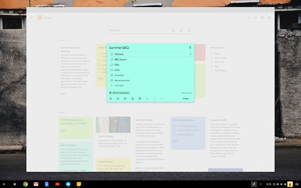 Google Keep - Notes and Lists for Google Chrome - Extension Download