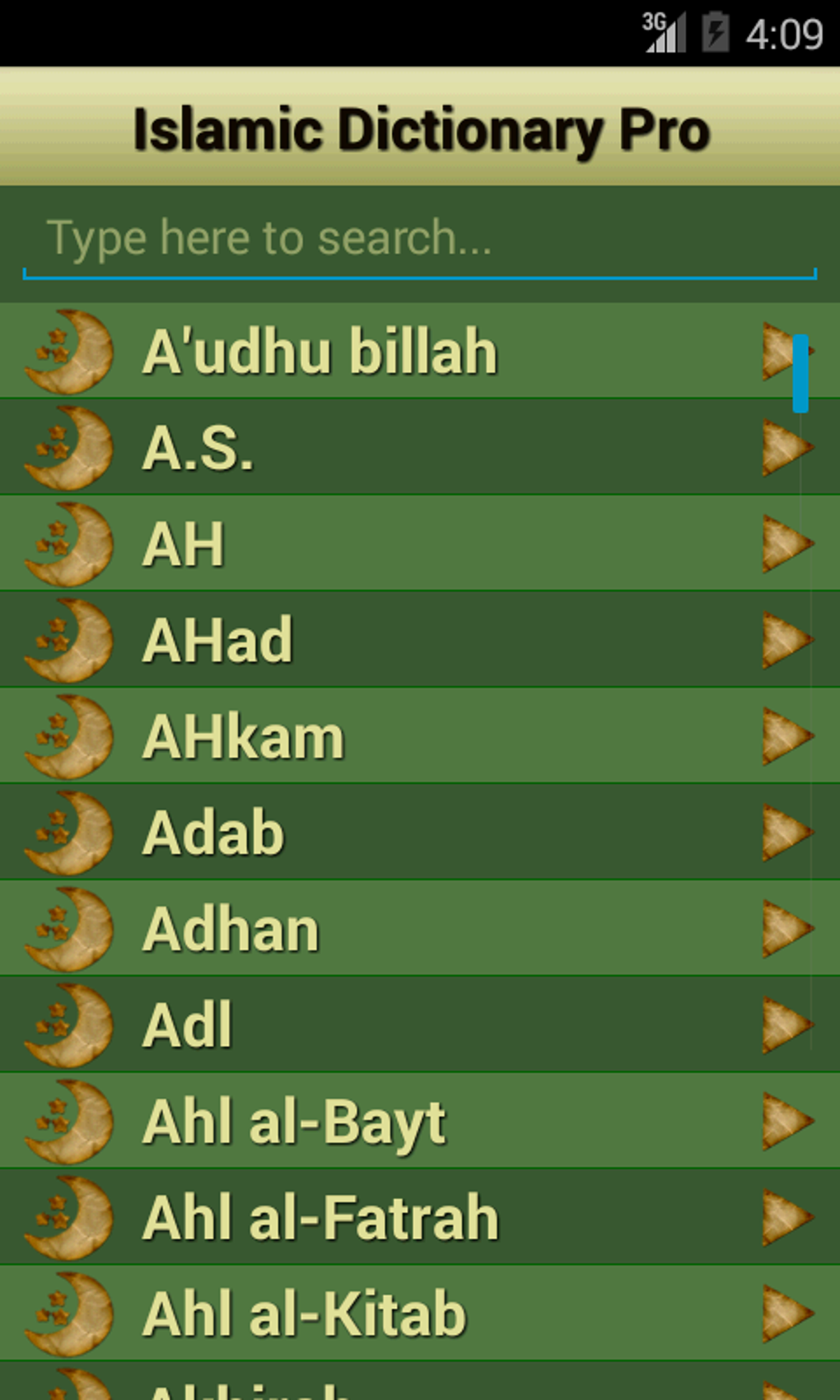 Muslim Islamic Dictionary APK for Android - Download