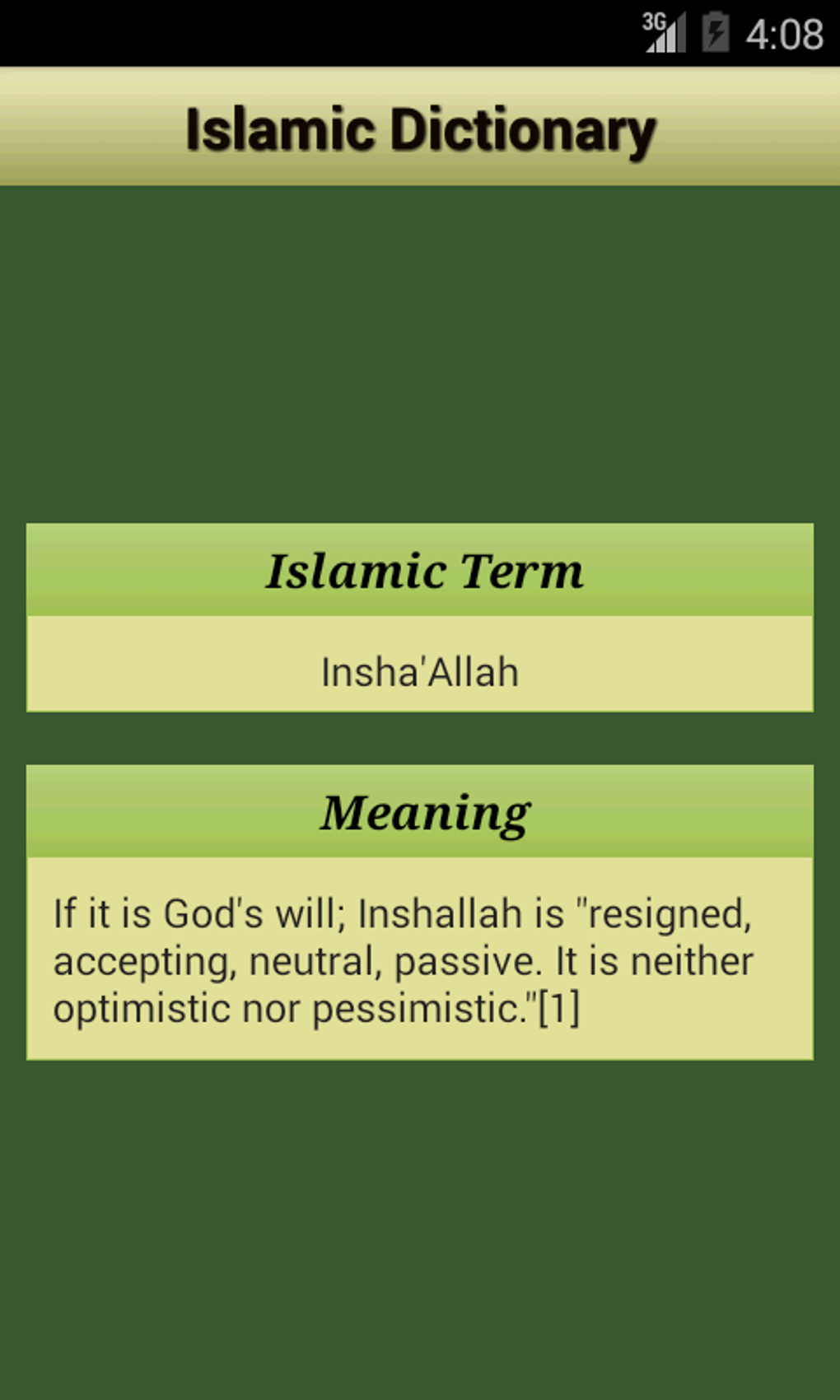 Muslim Islamic Dictionary APK for Android - Download