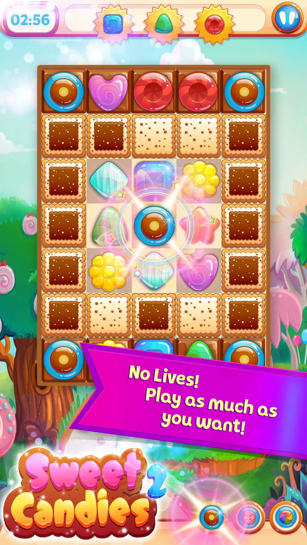 Sweet Candies 2: Match 3 Games para iPhone - Descargar