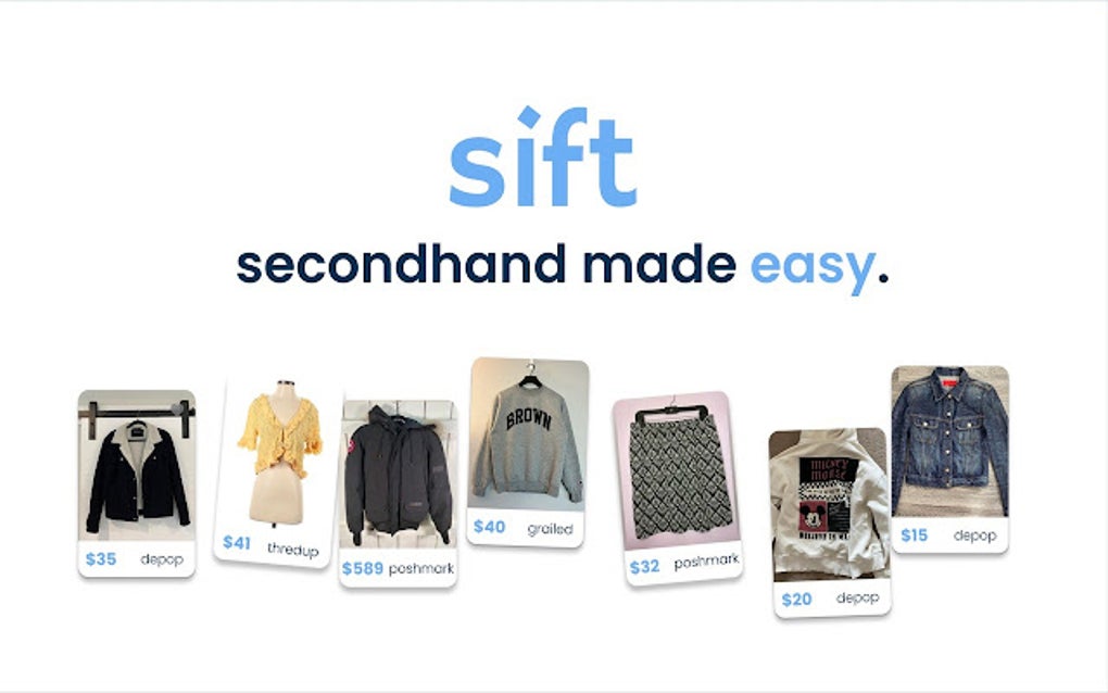 Sift - secondhand made easy for Google Chrome - Extension Download