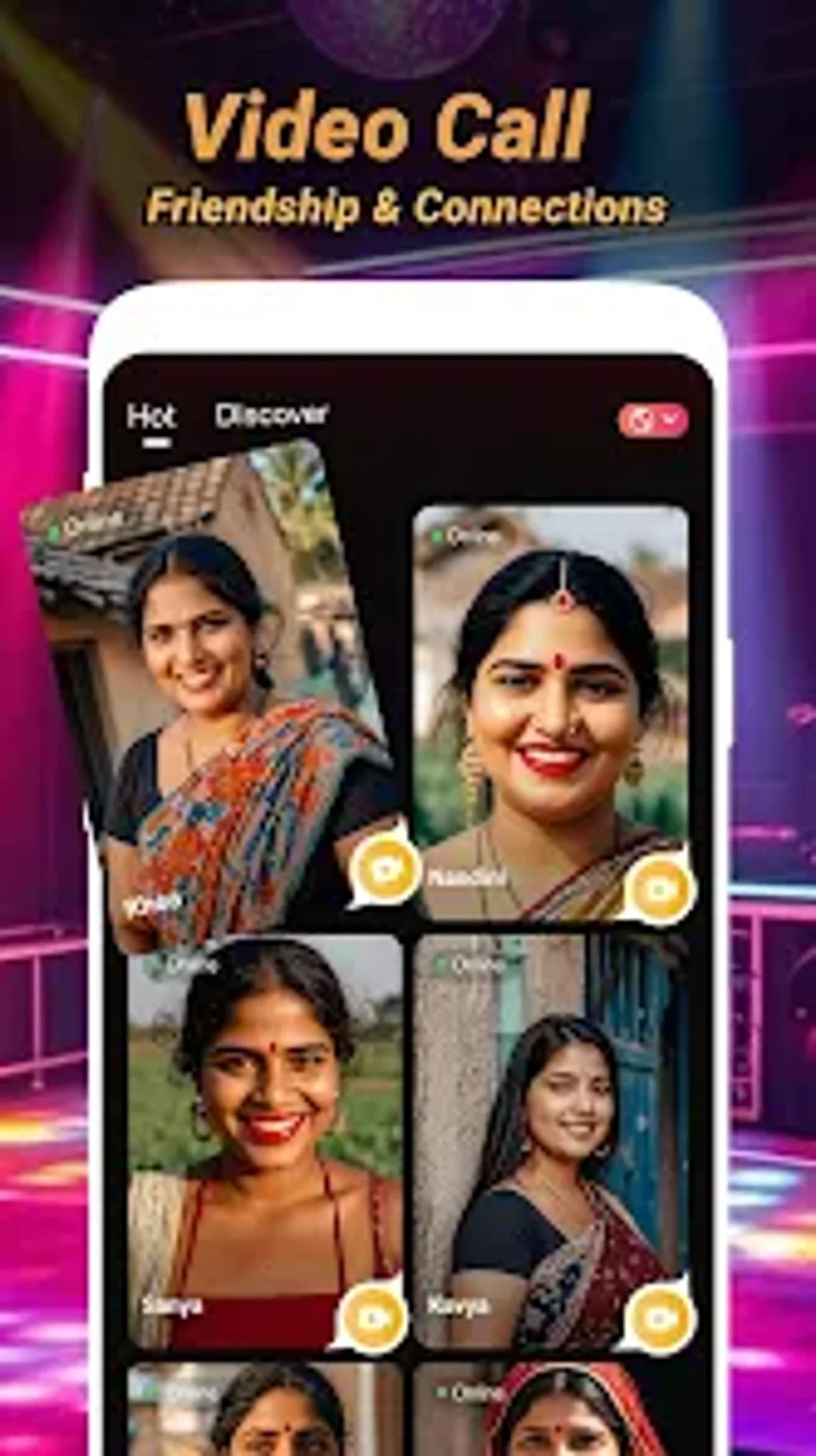 SweetVibe: Video Call Reels für Android - Download