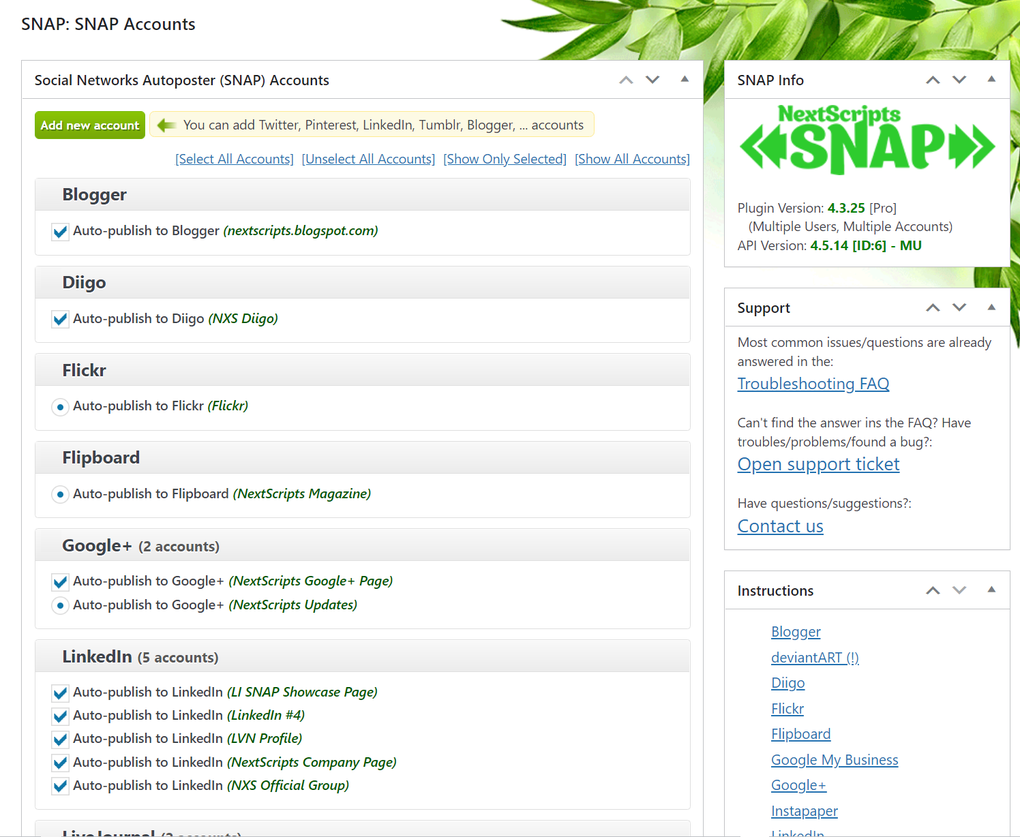 NextScripts: Social Networks Auto-Poster para WordPress - Descargar