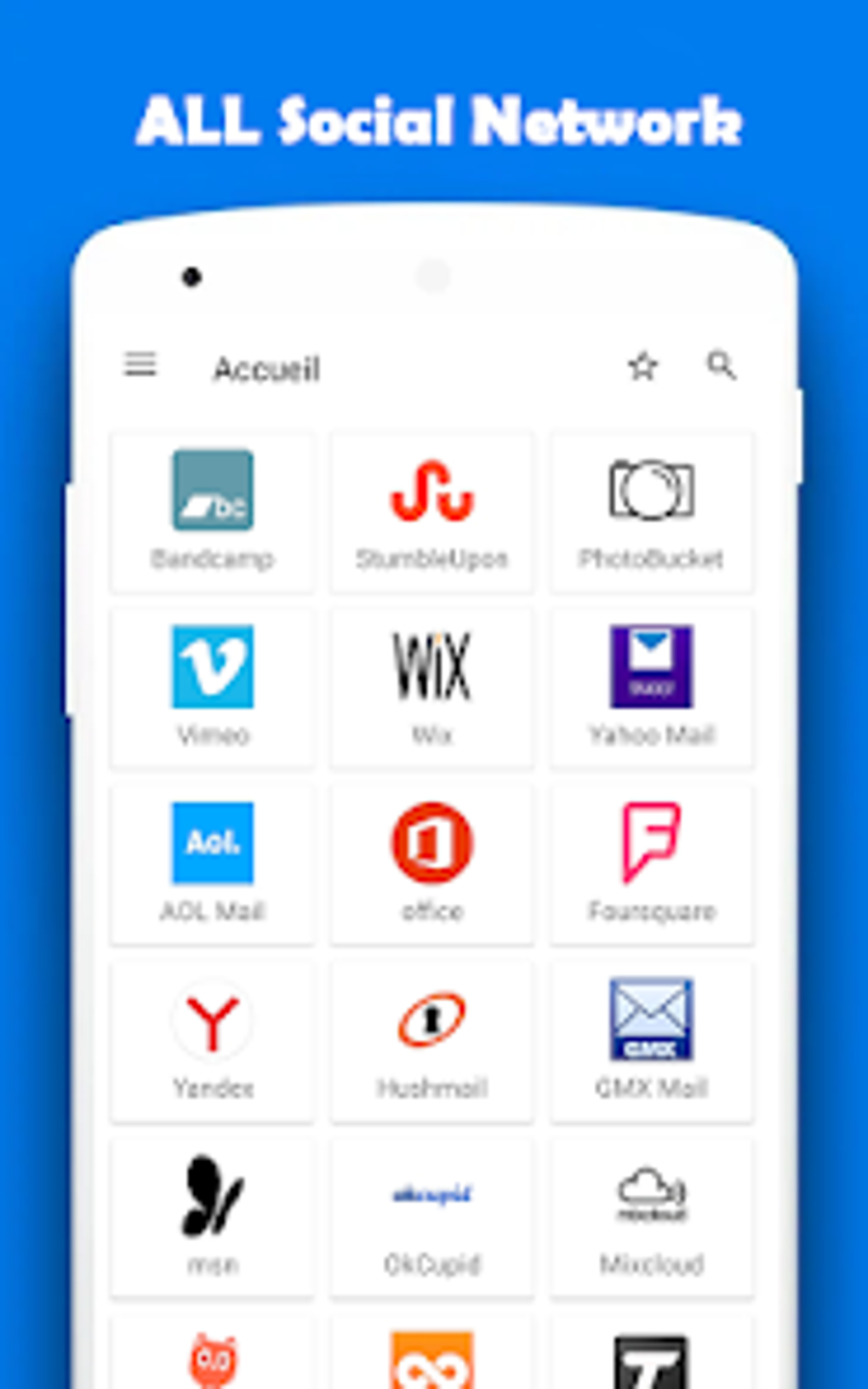 All social media and social ne for Android - Download