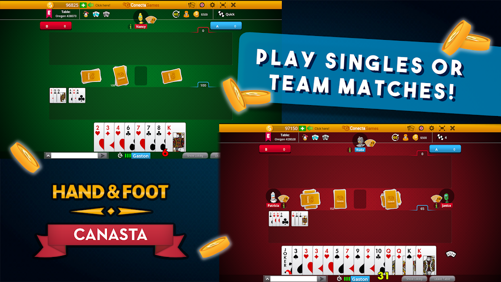 Hand and Foot Canasta para Android - Descargar