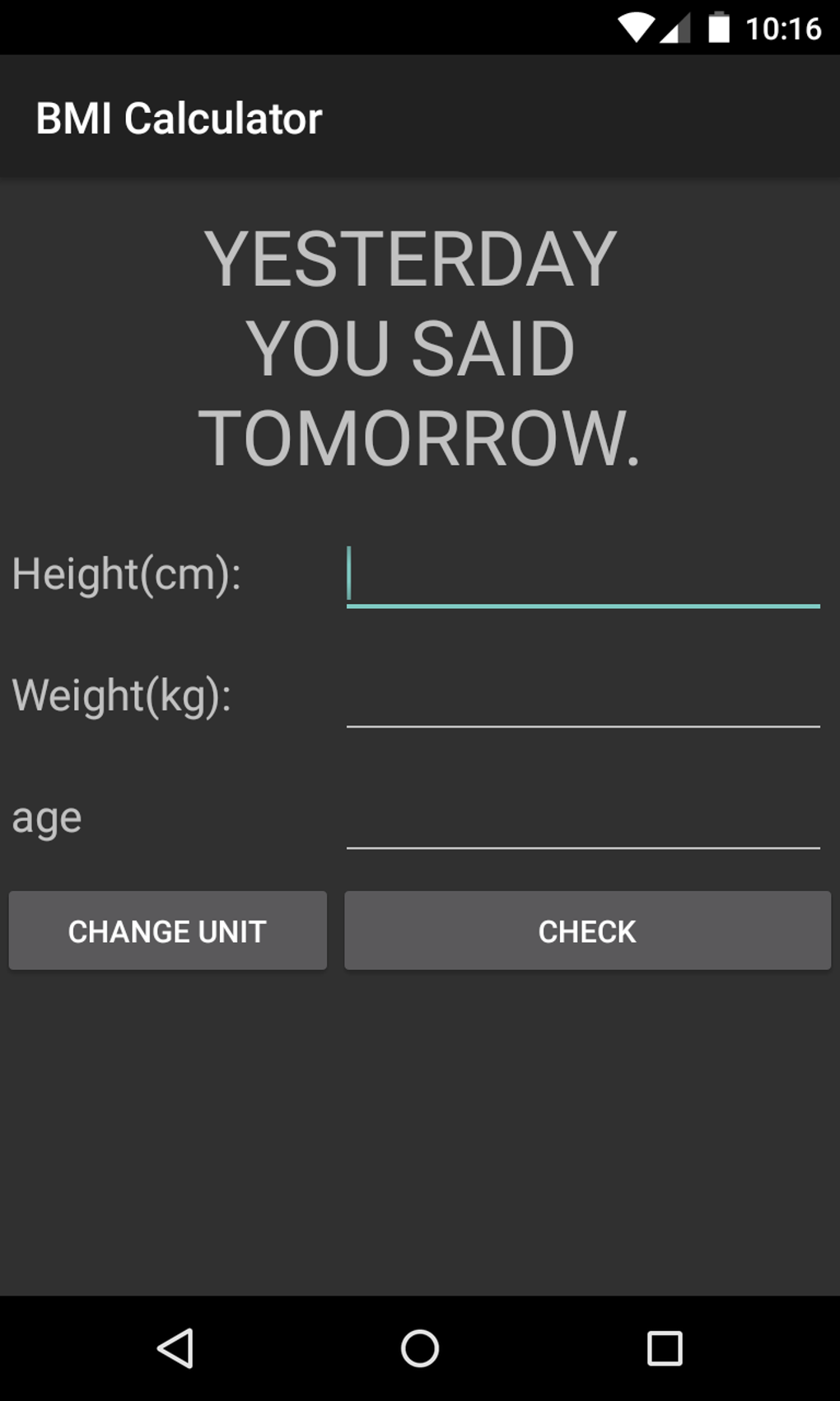 BMI Calculator For Android Download BMI Calculator For Android Download