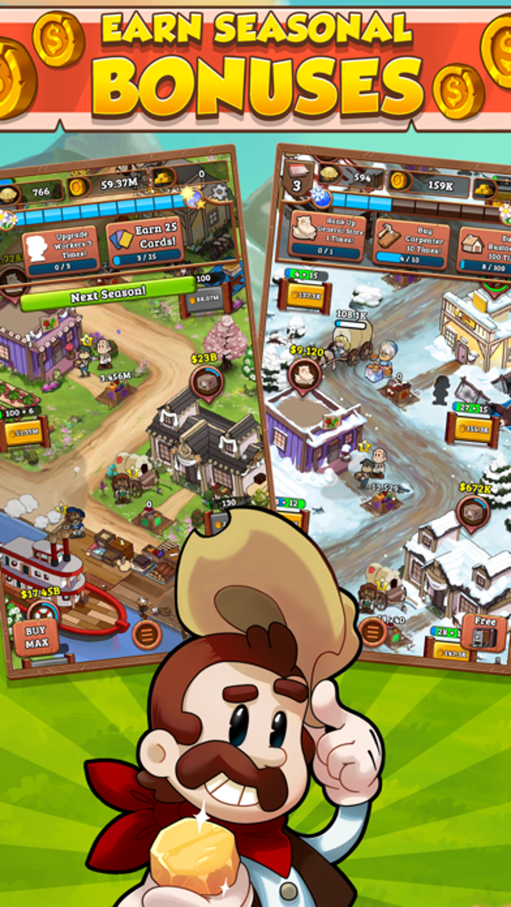 Idle Frontier: Western Tapper for iPhone - Download