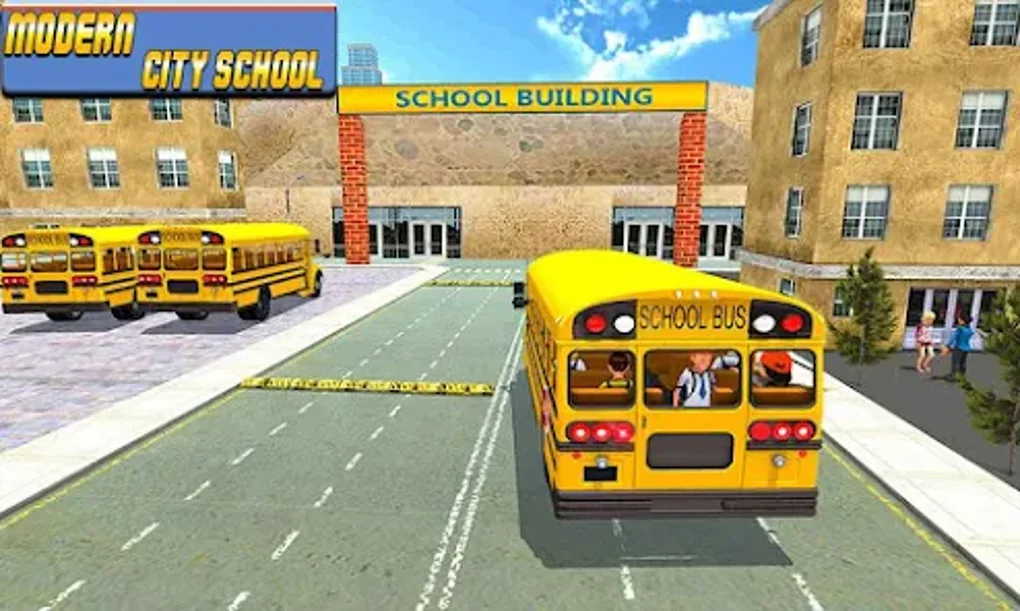 Android için Modern City School Bus Sim - İndir