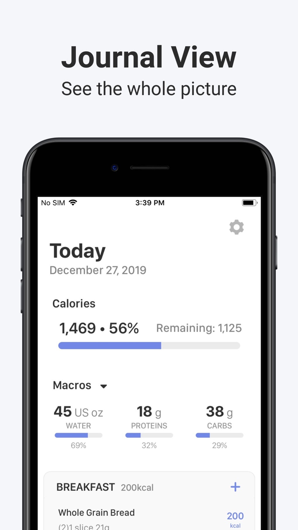 Calory: Simple Calorie Counter for iPhone - Download