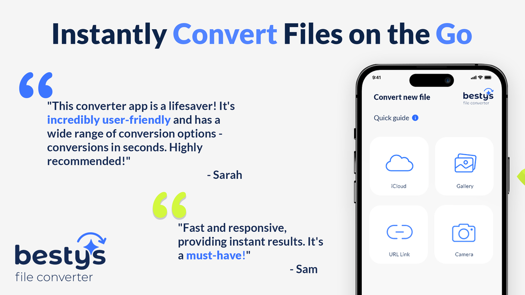 Bestys File Converter cho iPhone - Tải về