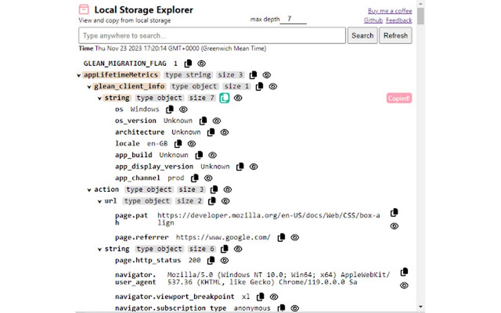 Local Storage Explorer for Google Chrome - Extension Download