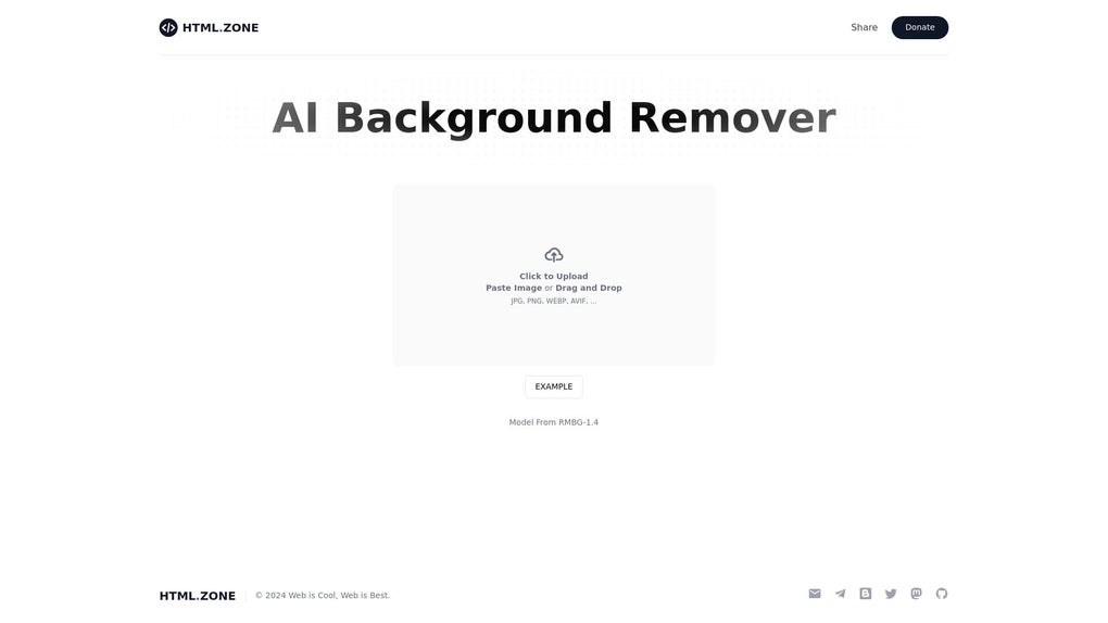 AI Background Remover by HTML Zone สำหรับ AI สร้าง & ตัดต่อภาพ: รีวิว, คุณสมบัติและการใช้งาน