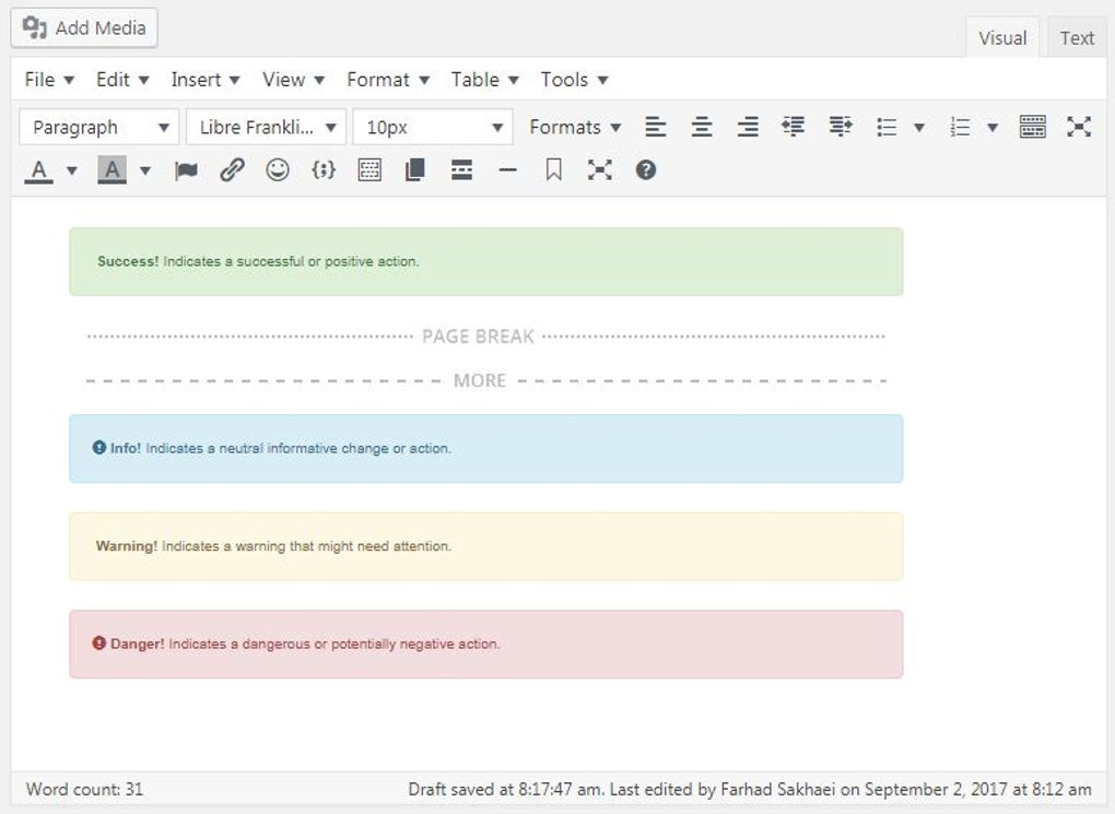 Advanced Classic Editor for WordPress - Download