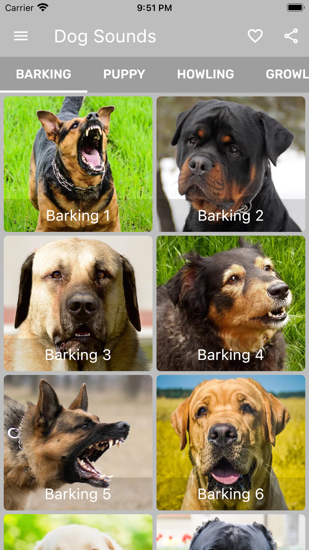 Dog Sounds - Collection for iPhone - Download