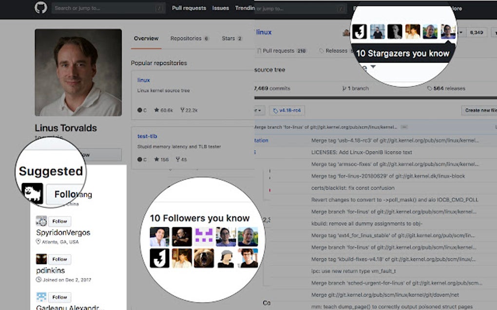 Friendly GitHub Google Chrome 용 - 확장 프로그램 다운로드