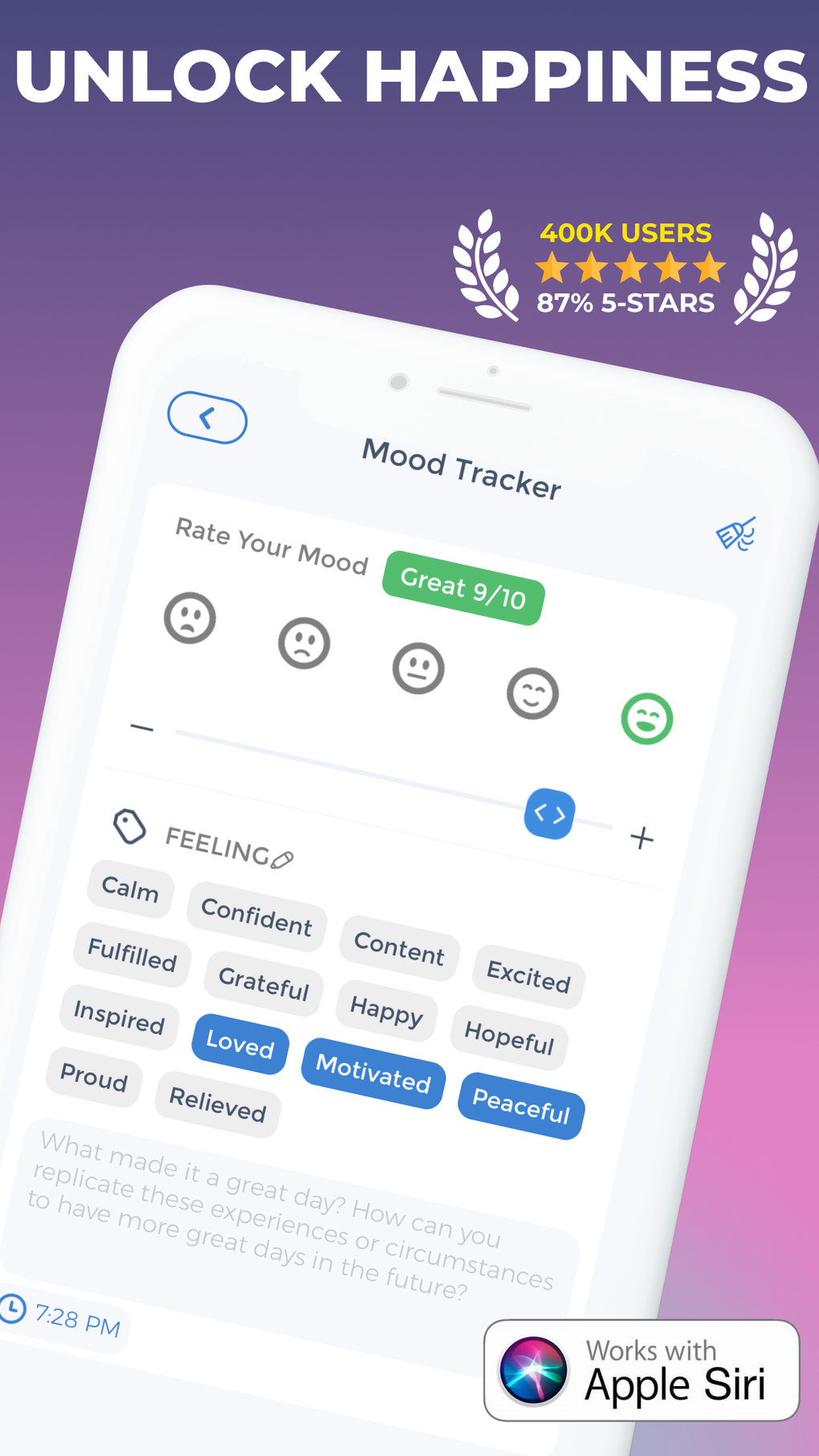 Mood Tracker para iPhone - Descargar