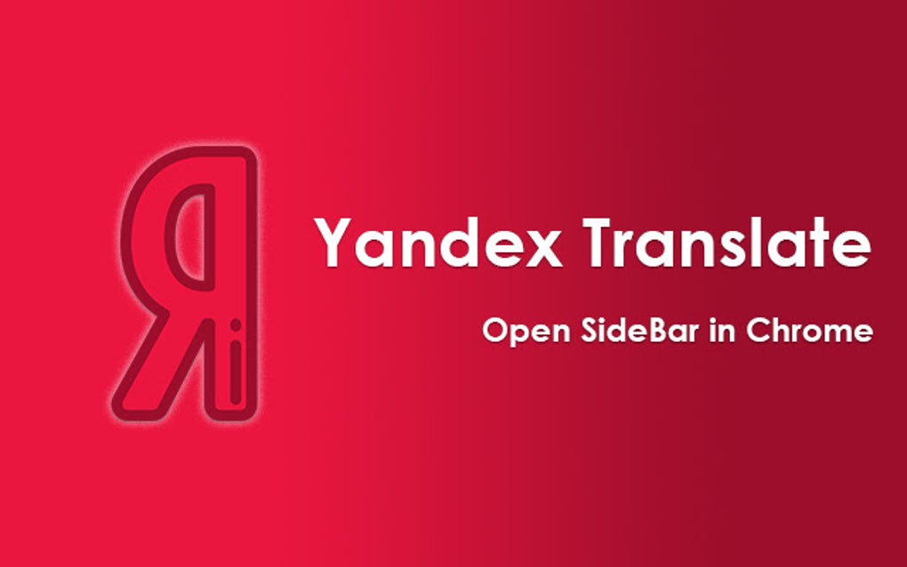 Yandex Translate Open SideBar in Chrome para Google Chrome - Extensión Descargar