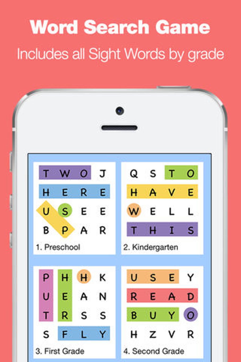 Sight Words Word Search Game Pour IPhone T l charger
