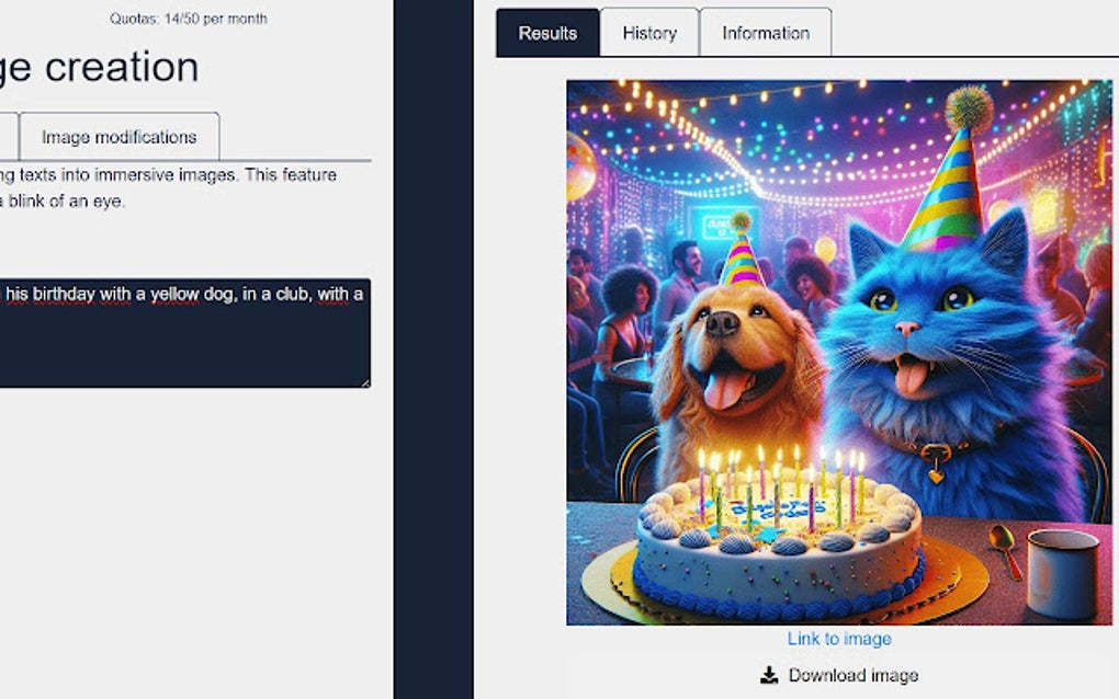 Image creation para Google Chrome - Extensión Descargar