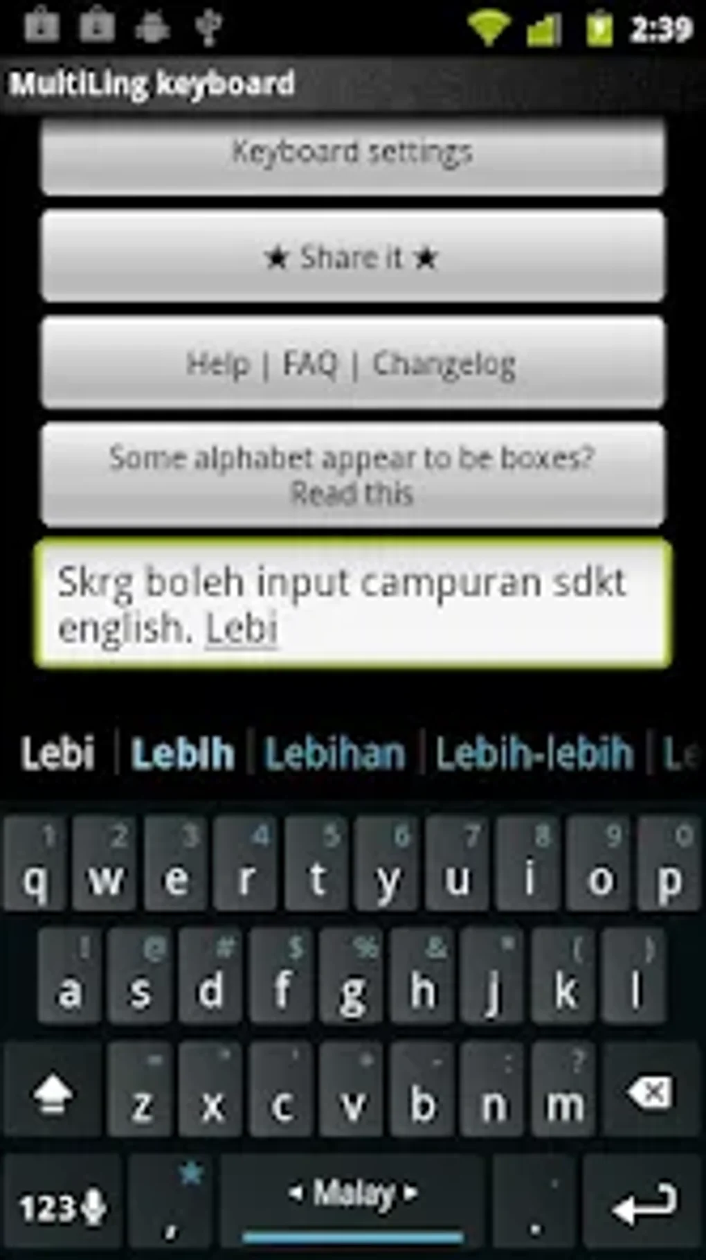 Malay Keyboard Plugin for Android - Download