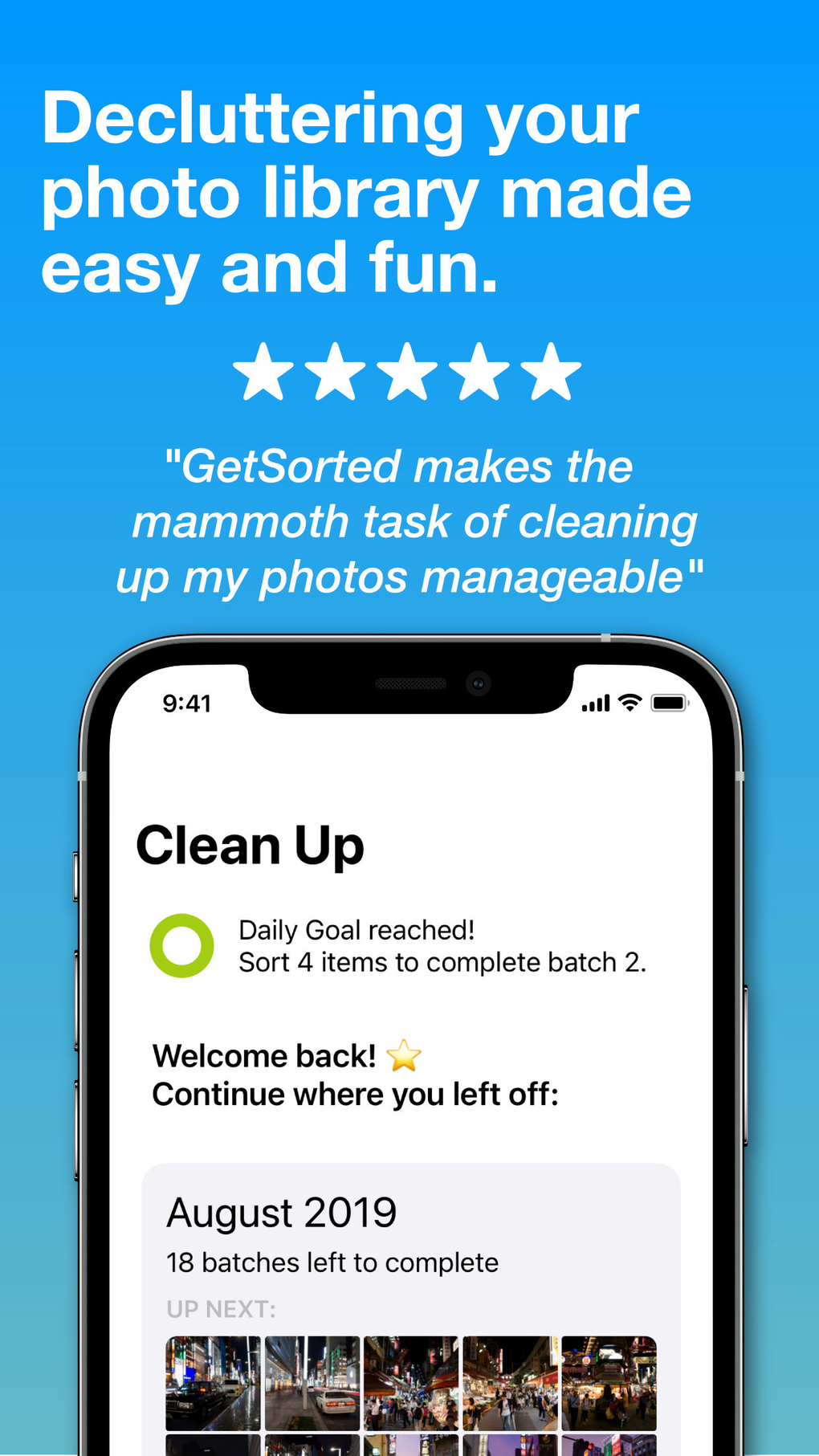 GetSorted: Clean Up Photos for iPhone - Download