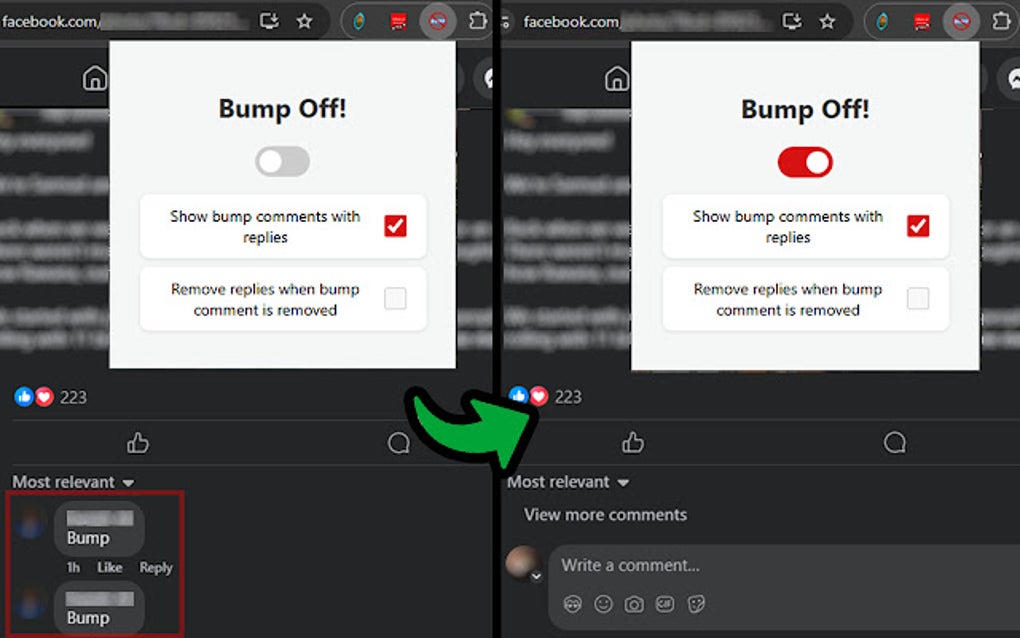 Bump Off! for Google Chrome - Extension Download