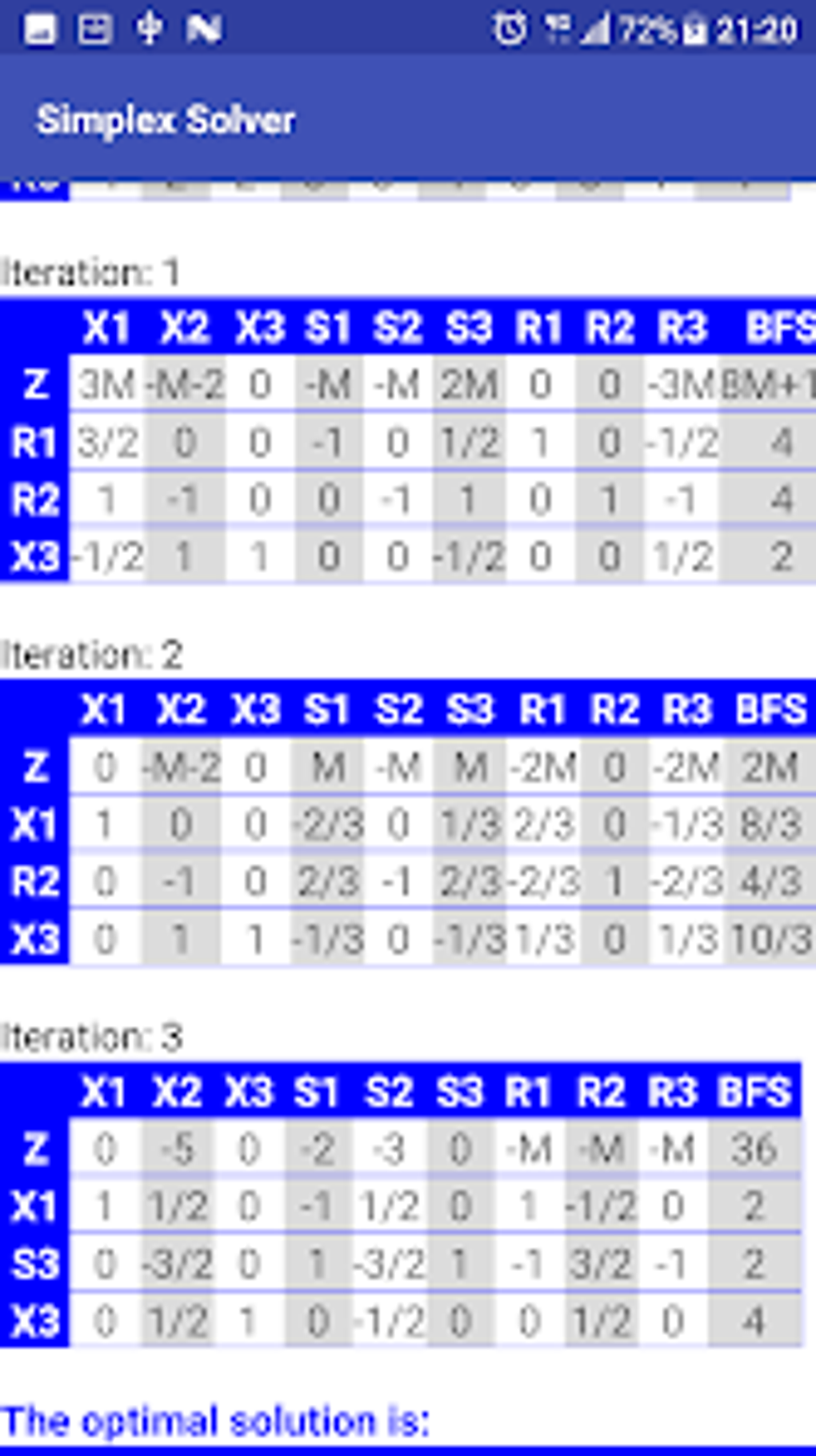 OR Simplex para Android - Descargar