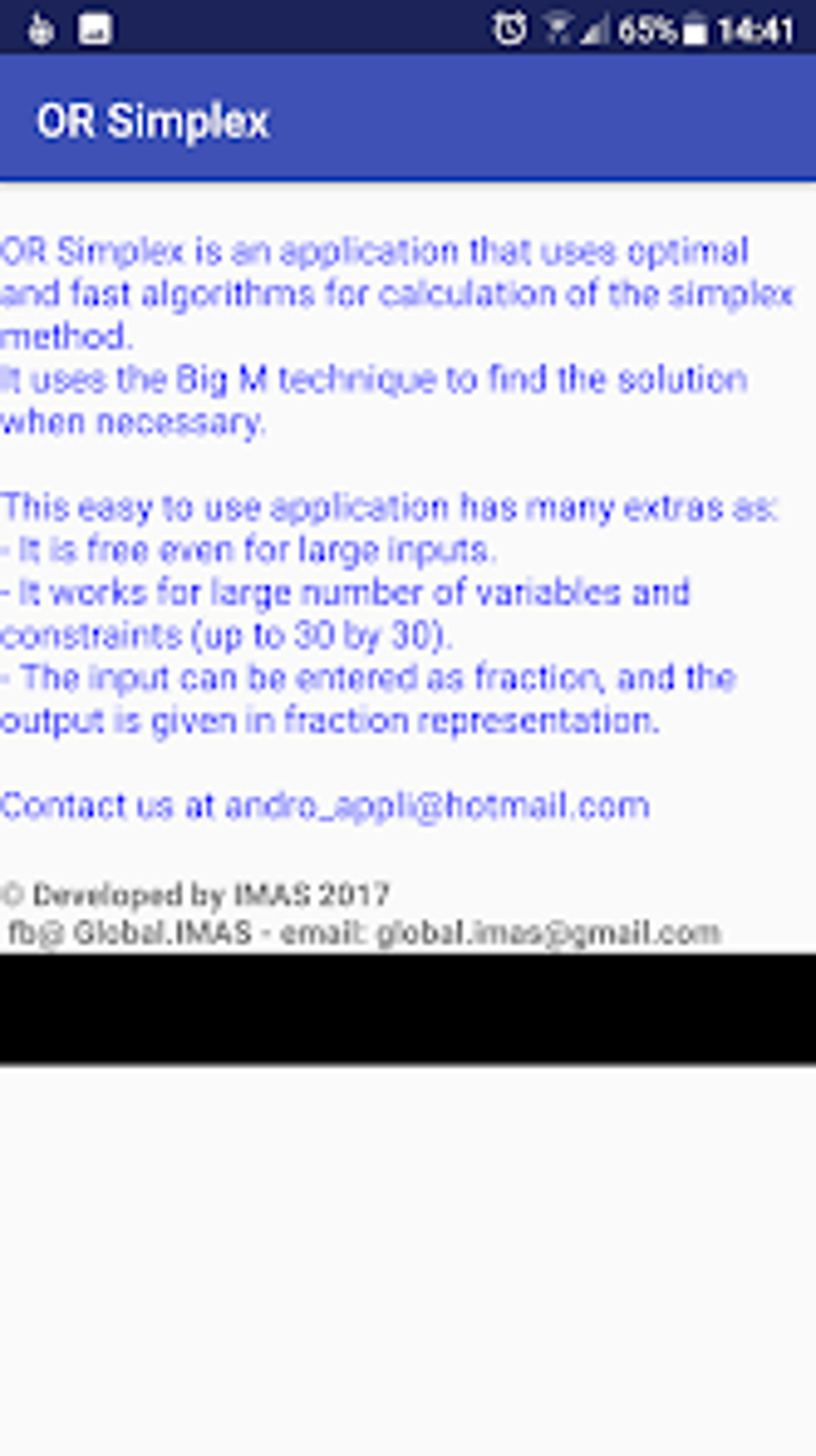 OR Simplex para Android - Descargar