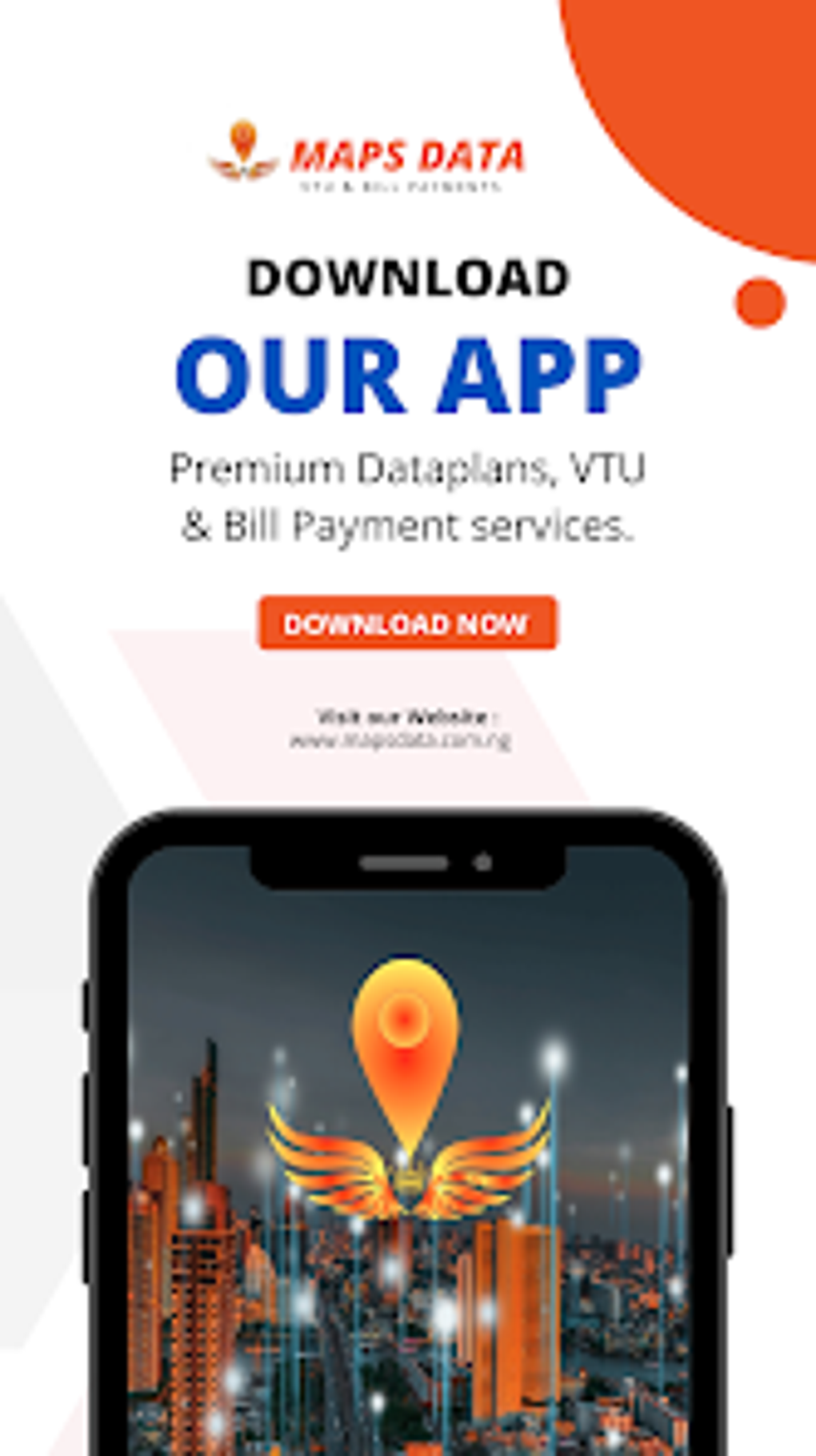 Maps data สำหรับ Android - ดาวน์โหลด