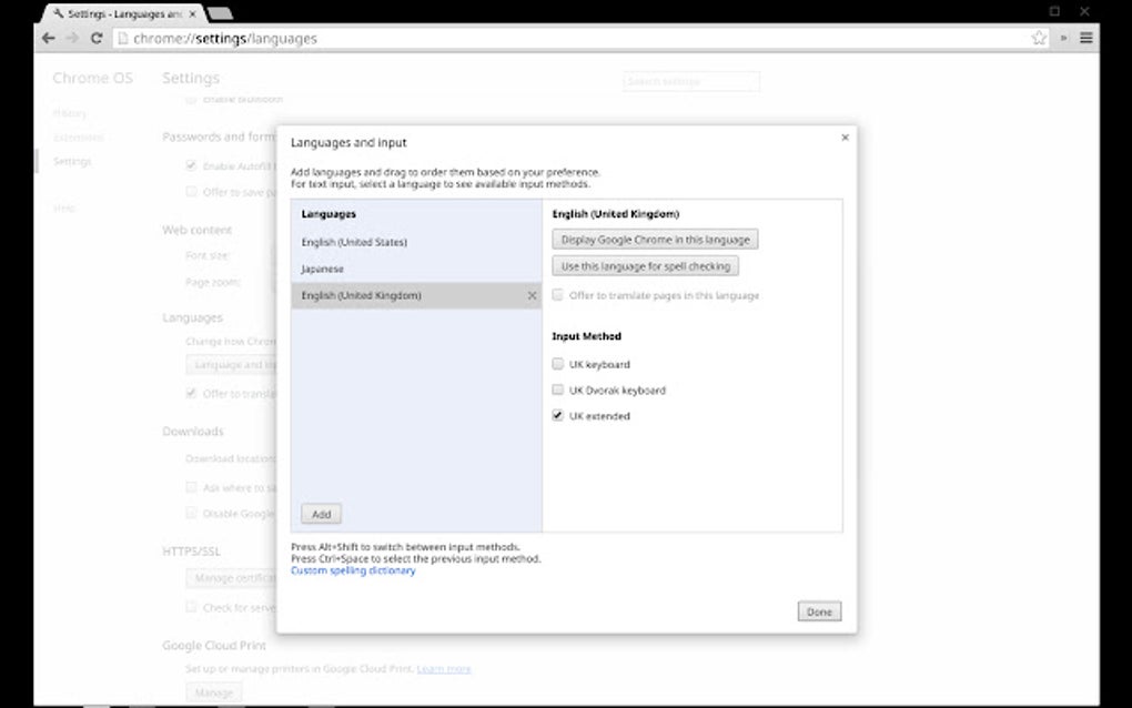 UK extended for Google Chrome - Extension Download
