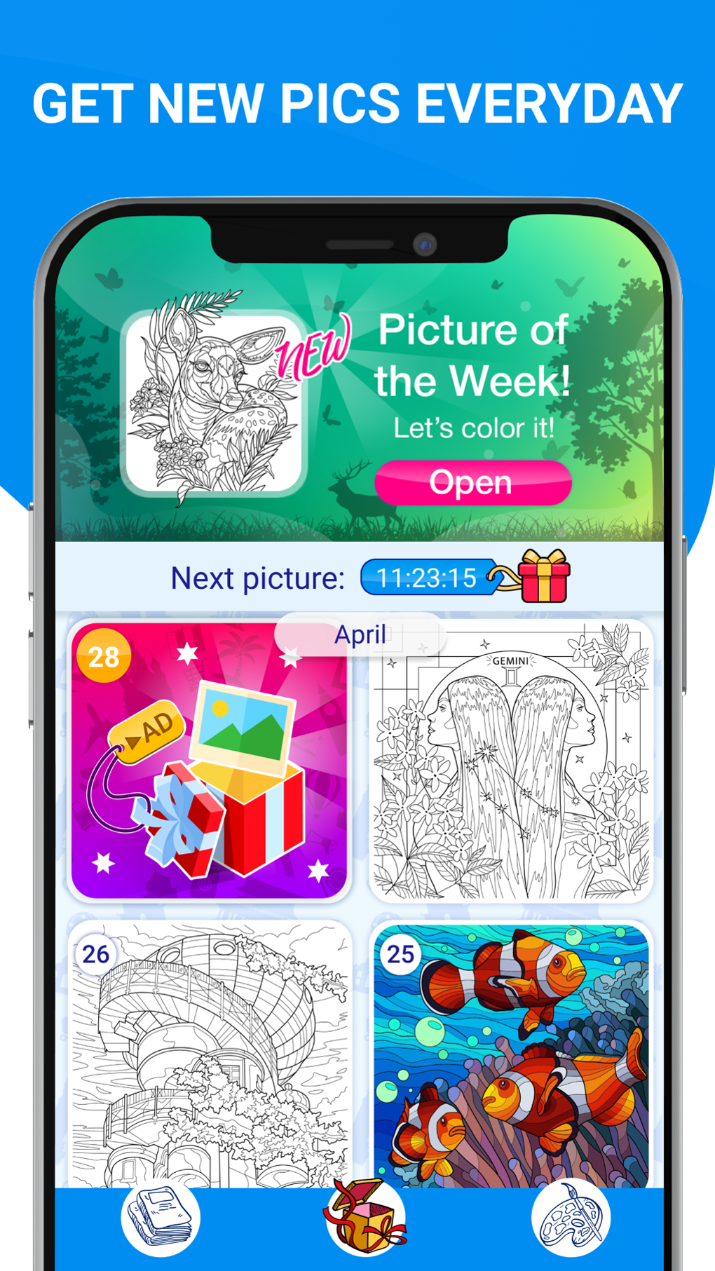 Happy Canvas: Color by Number para iPhone - Descargar