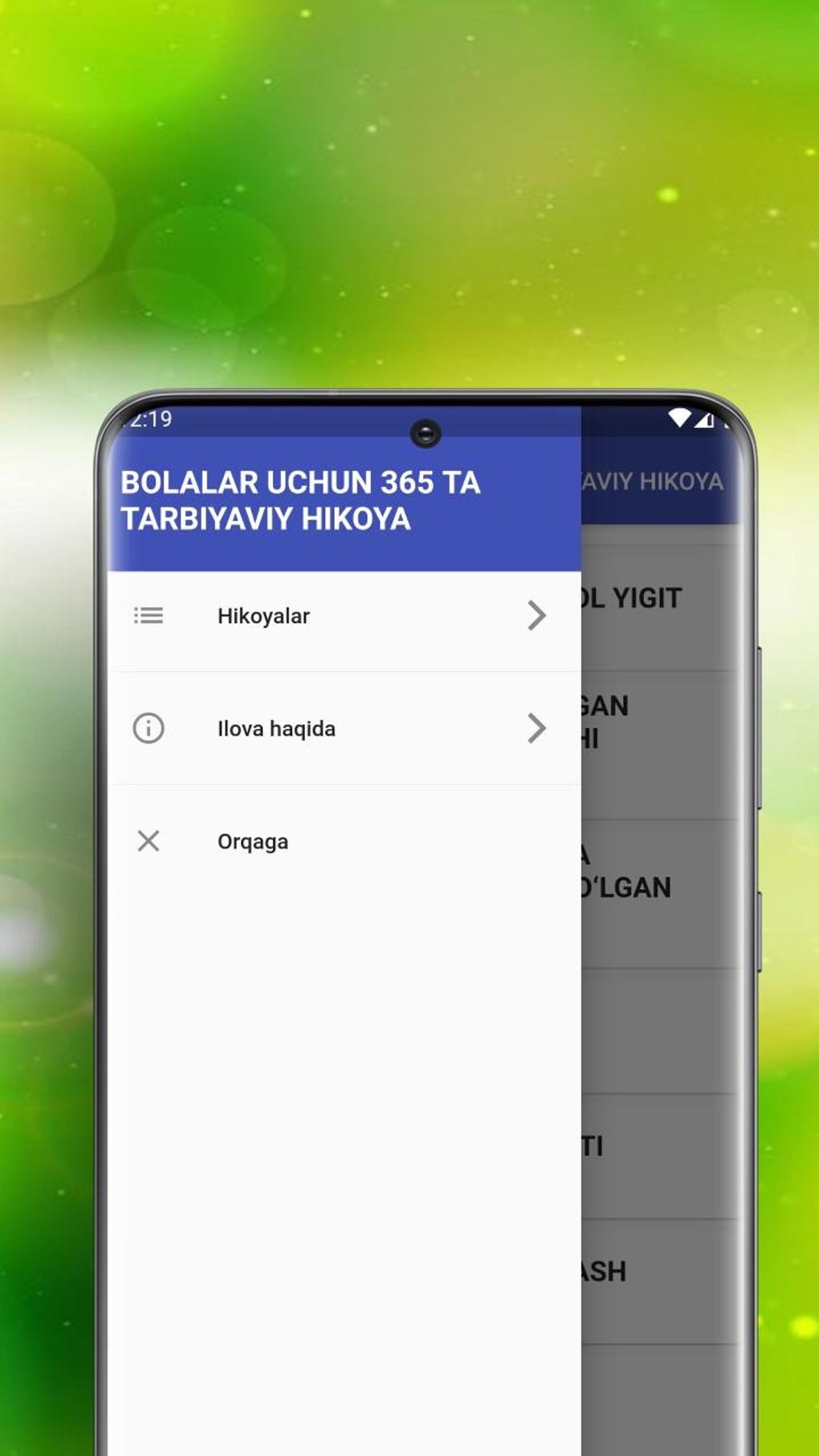 Bolalar uchun 365ta tarbiyaviy for Android - Download