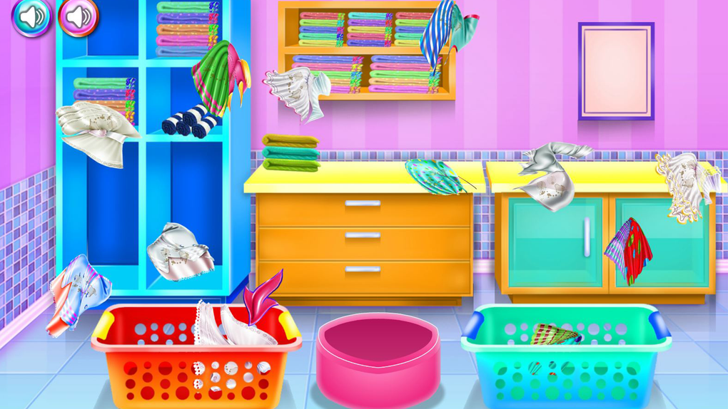 Olivias washing laundry game for iPhone - Download